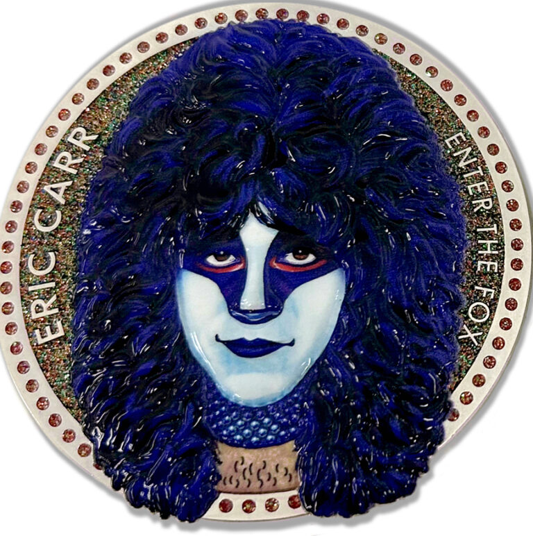 Eric Carr “RAINBOW” Glitter “GLOW EYES” Buckle | ericcarr.com